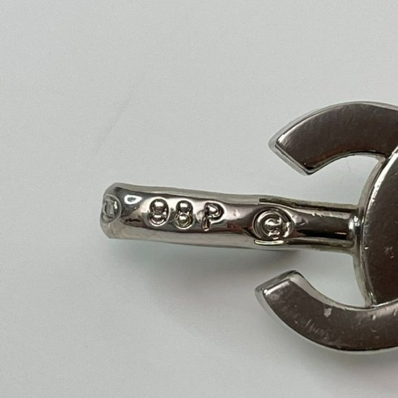 CHANEL | Accessories | Chanel 98p Vintage Silver Logo Cc Pendant Chain Belt | Poshmark